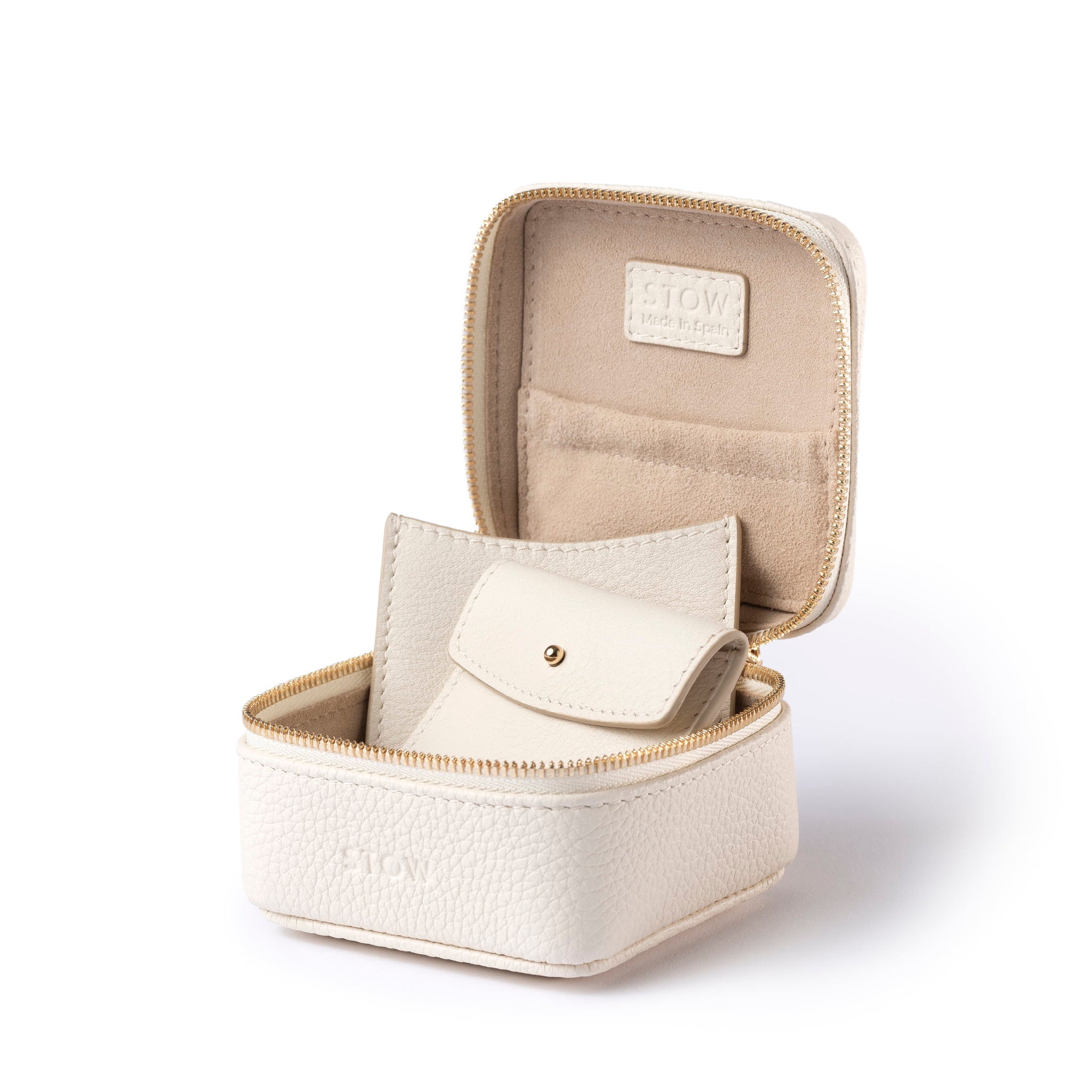 Essentials Case in Hester Spring Moon Leather from STOW London