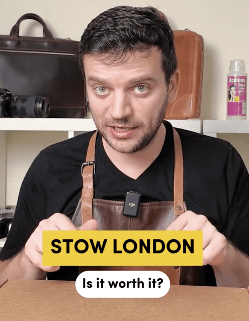 STOW London | British luxury bags & accessories, handmade in Ubrique.