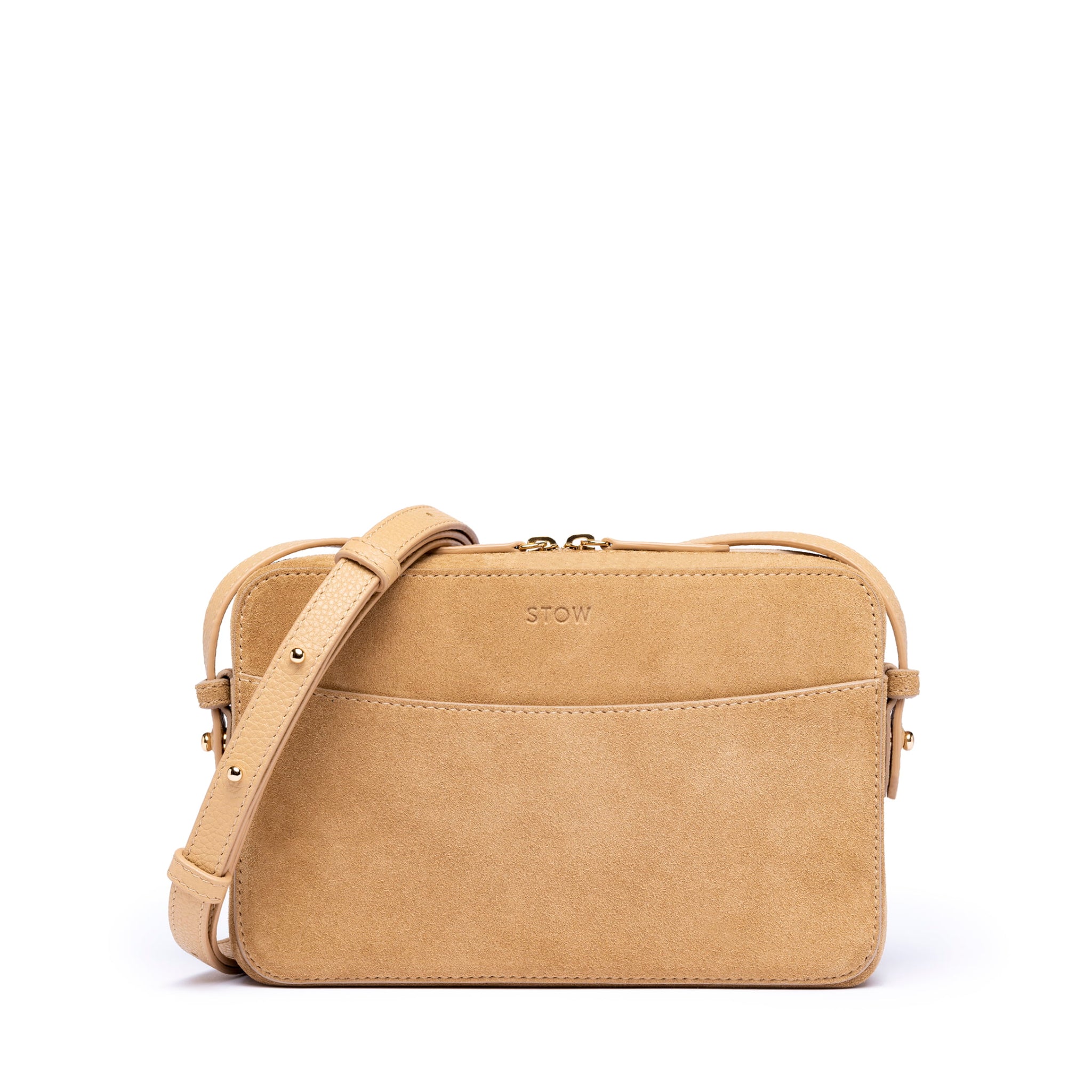 Soft Sand Suede Camera Bag