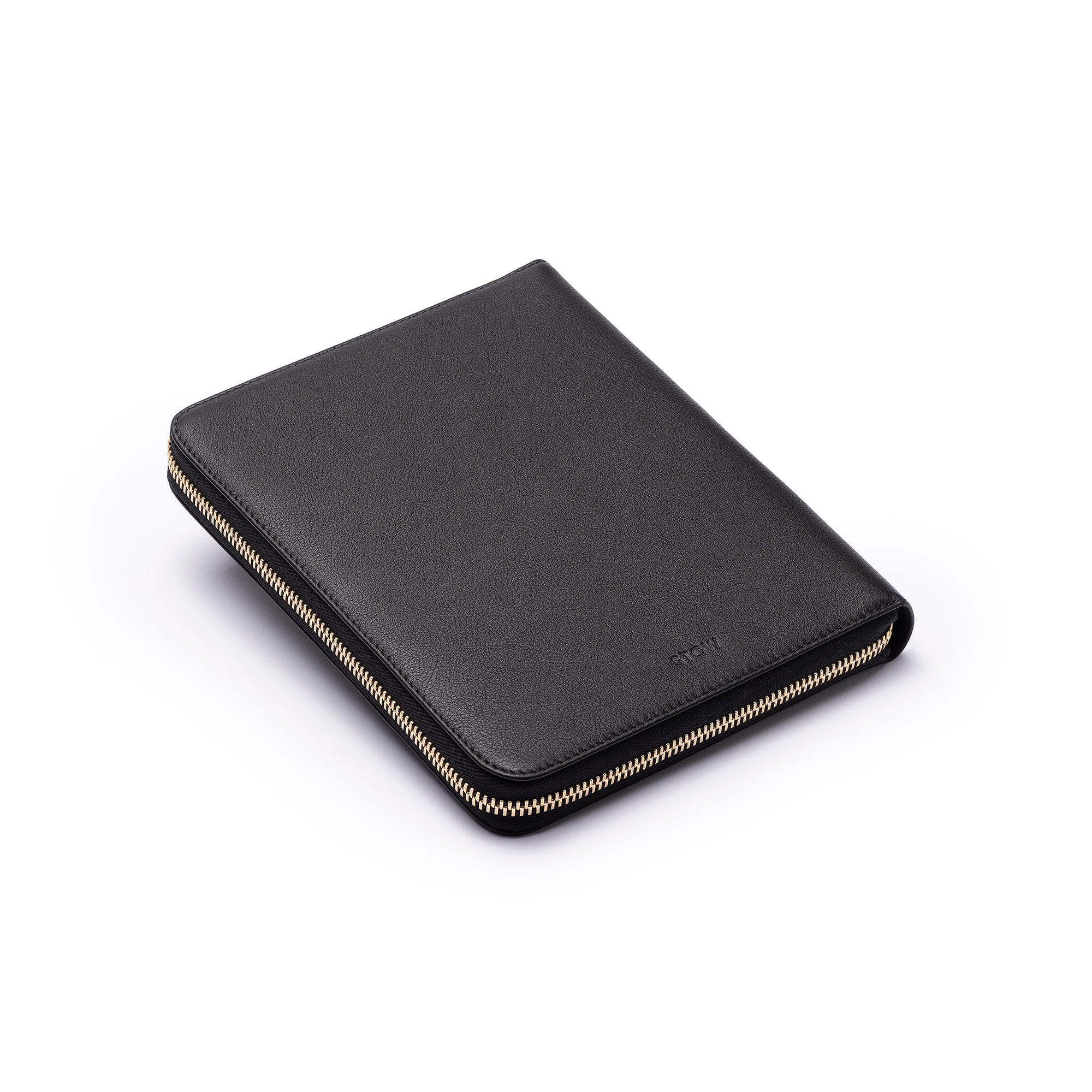 First Class Folio in Black Leather from STOW London