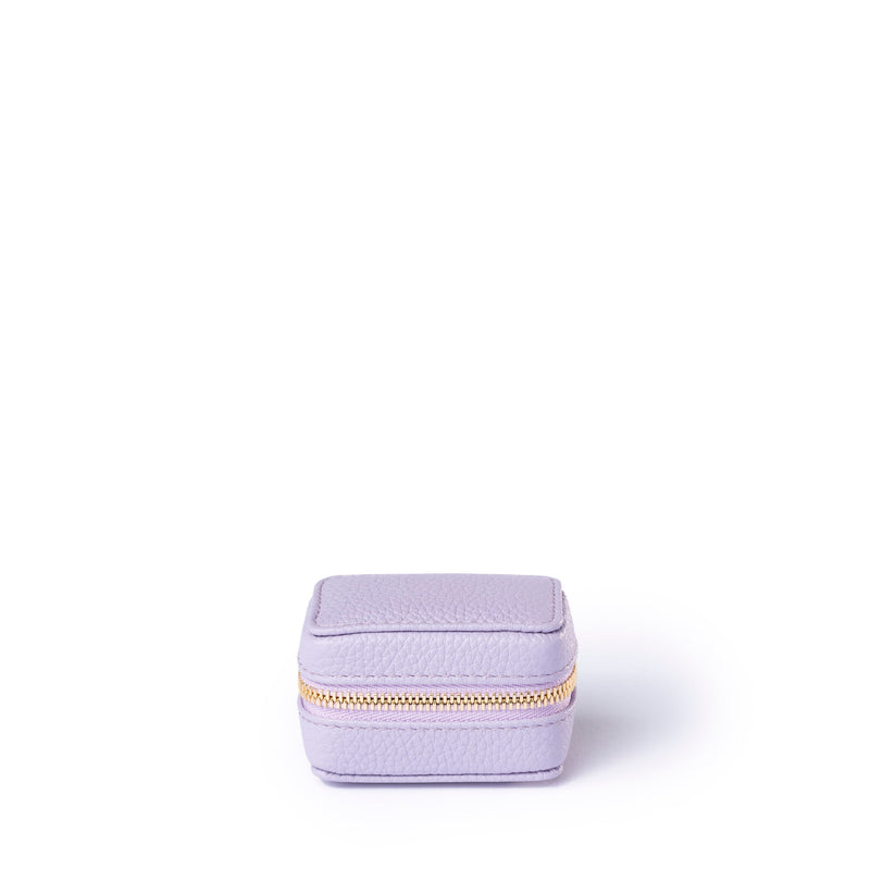Wild Lavender Leather Mini Essentials Case