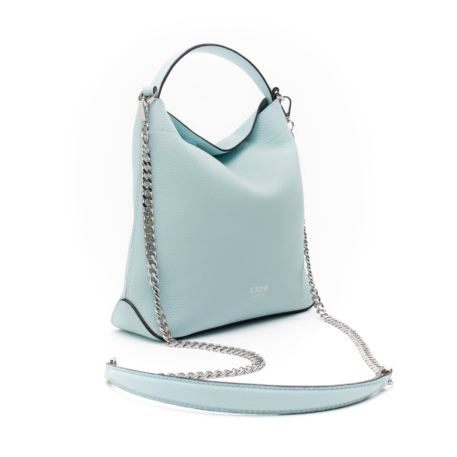 Celeste Leather Mini Curve Bag