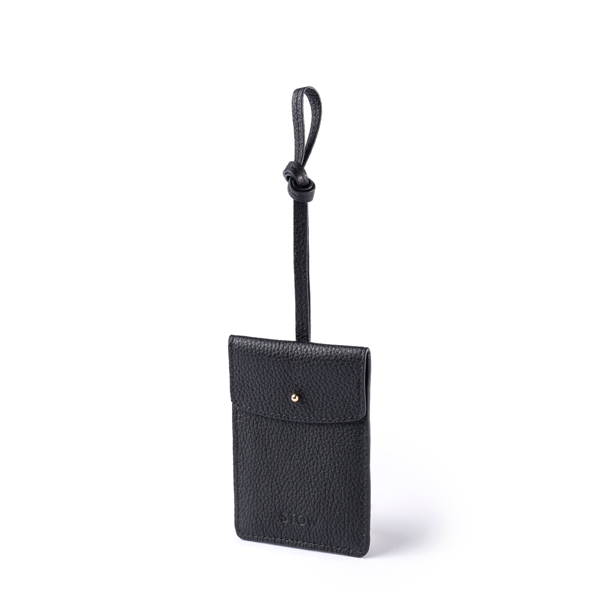 Multi Tag in Black Leather from STOW London