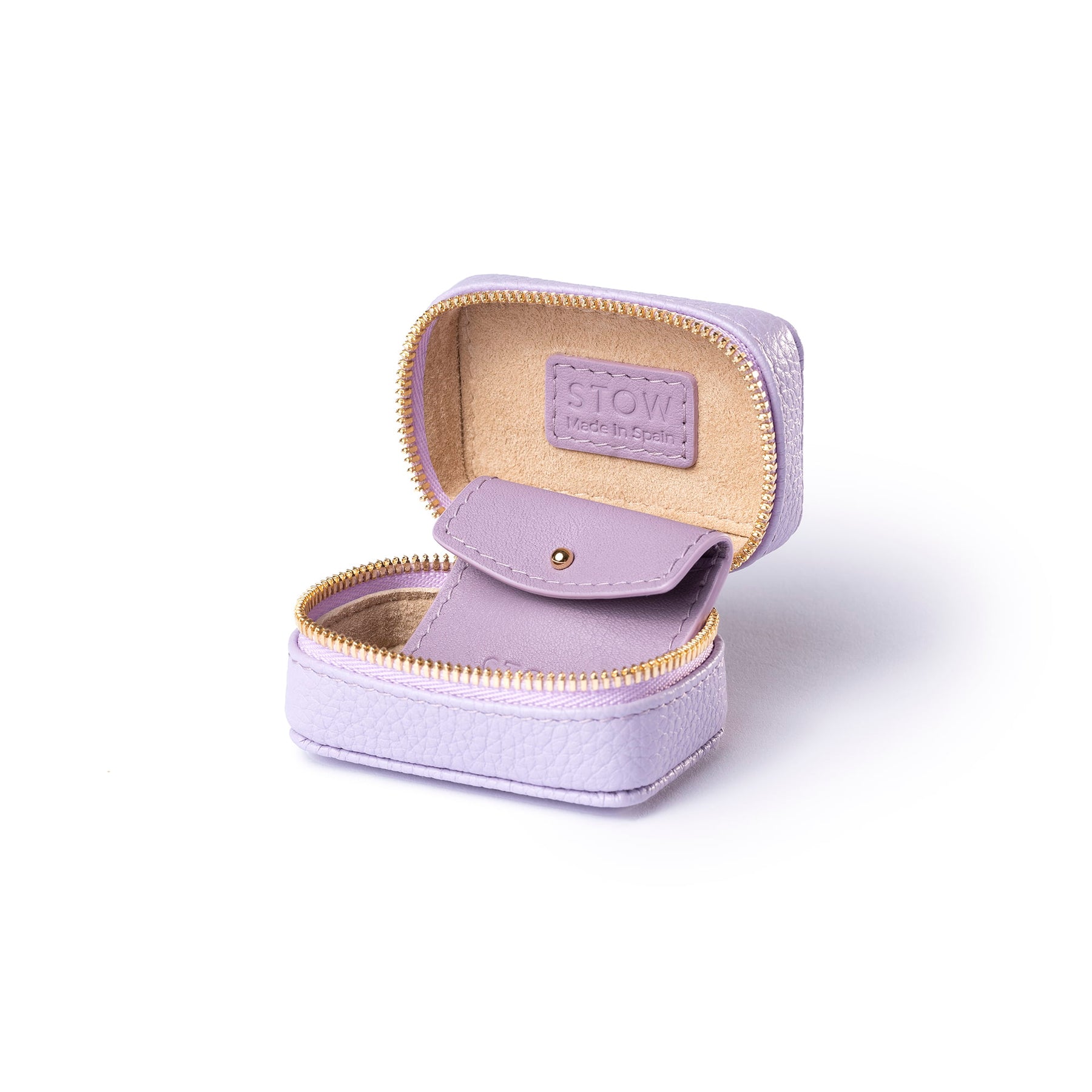 Wild Lavender Leather Mini Essentials Case