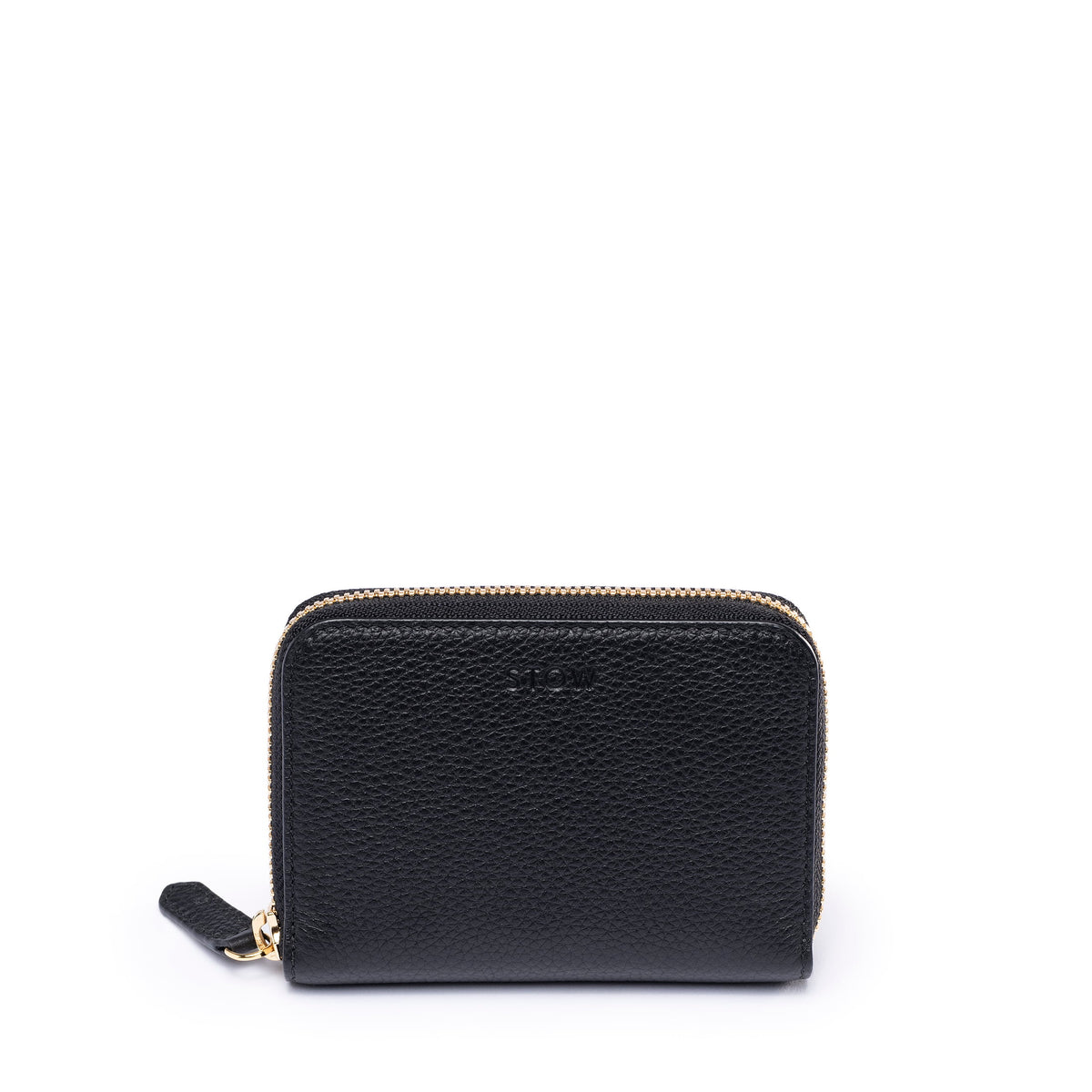 Zip Wallet in Black Leather from STOW London
